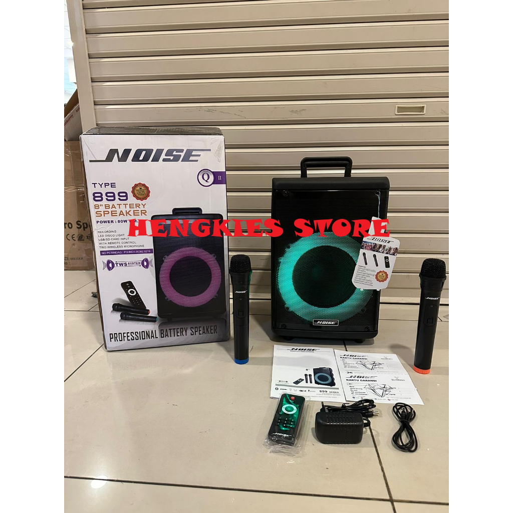 Jual SPEAKER PORTABLE NOISE 899 Qii / 899Qii (ORIGINAL) 8INCH | Shopee ...
