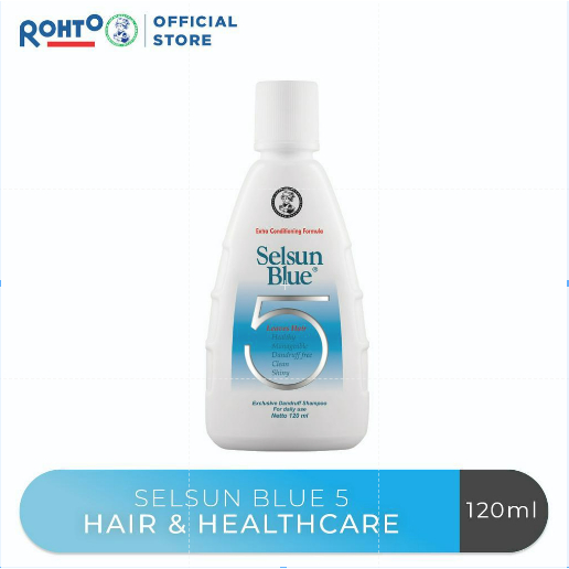 Jual Selsun Blue 5 Exclusive Dandruff Shampoo - 120ml (Anti-dandruff, relieves itching due to ...