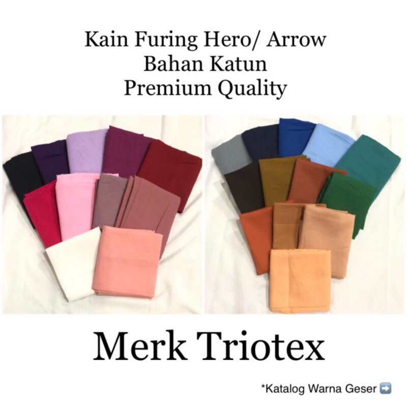 Jual Kain Furing Hero Arrow Triotex | Per 50 cm | Shopee Indonesia