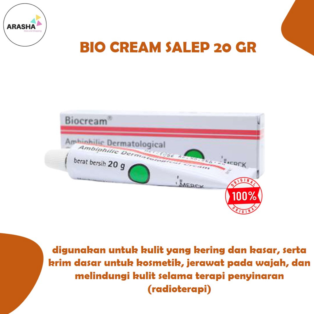 Jual BIOCREAM 20 GR Salep Kulit Kering | Krim Pelembab | Shopee Indonesia