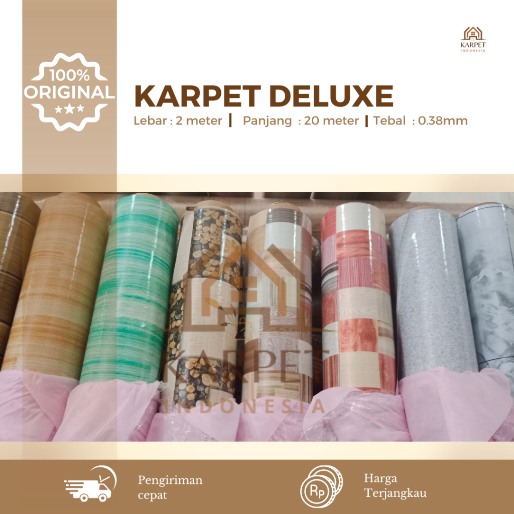 Jual Karpet Lantai Deluxe Premium 20 Meter Lebar 2 Meter | Shopee Indonesia