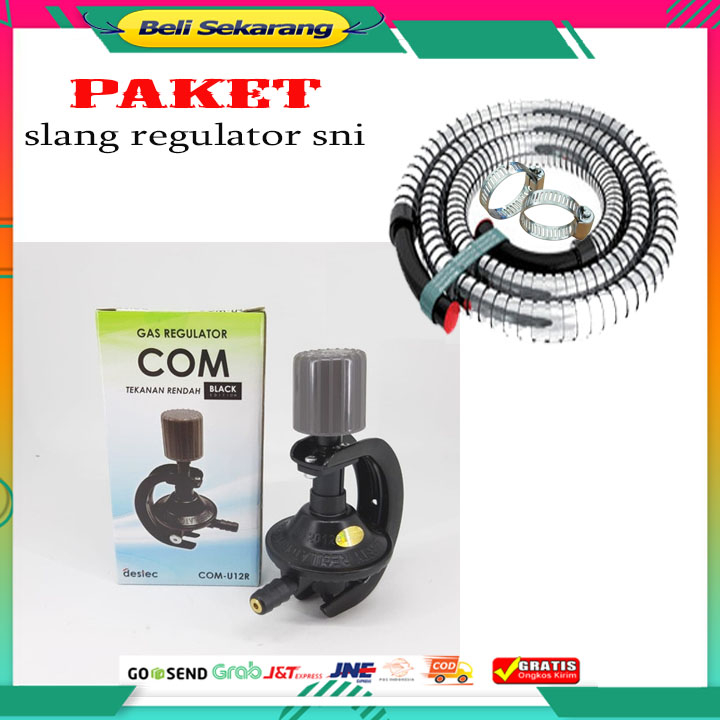 Jual SELANG REGULATOR DESTEC Non Meter + SELANG GAS SUPER MURAH ...