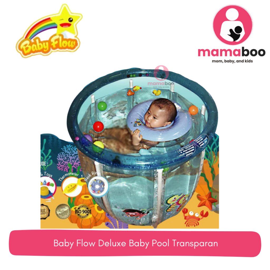 Jual Baby Flow Deluxe Baby Pool Transparan | Shopee Indonesia