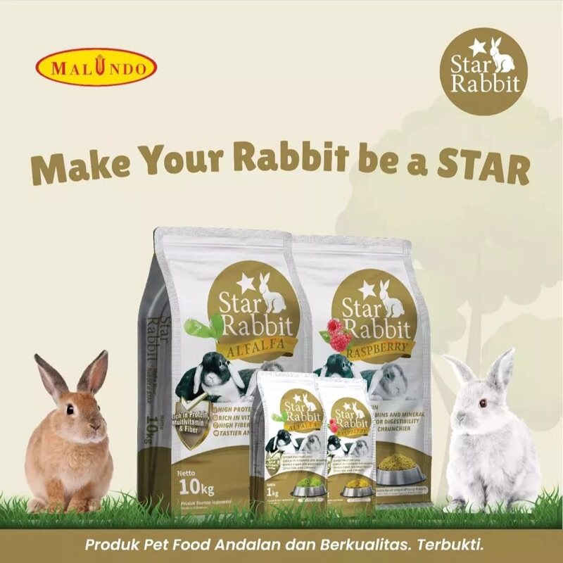 Jual STAR RABBIT Food 1kg - Pakan Makanan Kelinci | Shopee Indonesia