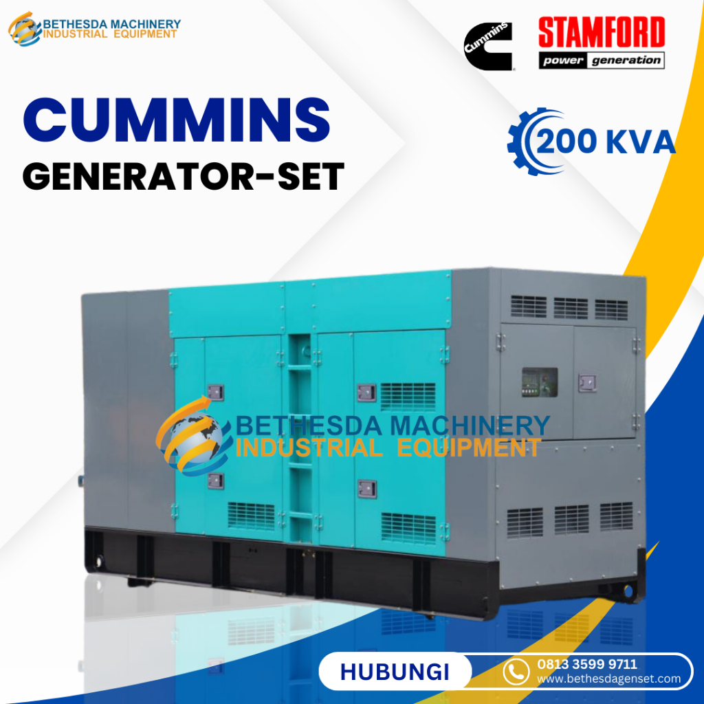 Jual Genset 200 kVA Cummins Silent Type Stamford | Shopee Indonesia