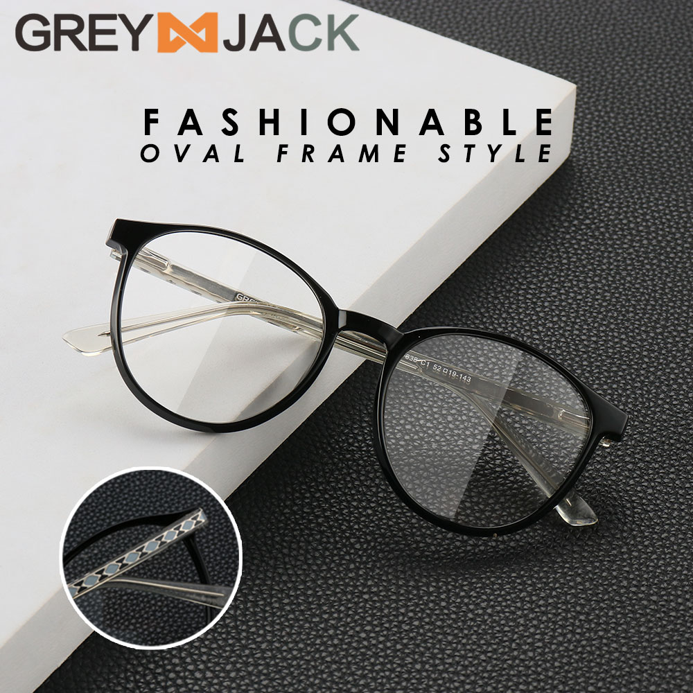 Jual Grey Jack Frame Kacamata Model Oval Kokoh Ringan Berpegas Fashion ...
