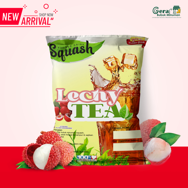 Jual LEMON TEA - Bubuk Minuman Teh Rasa Buah - SQUASH TEA - 500gr ...