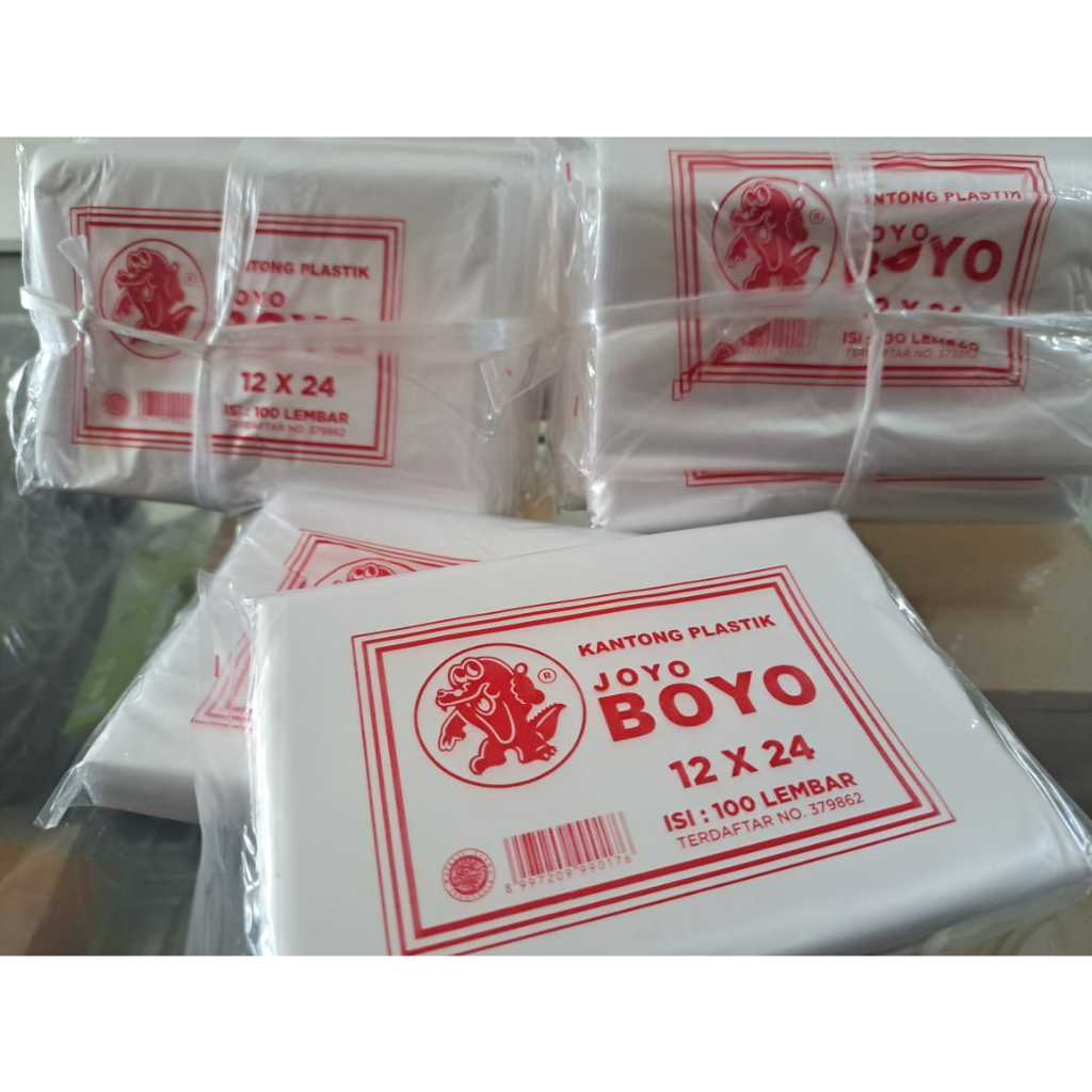Jual Plastik Tahan Panas HD 12x24 1/2kg boyo butek @100 lembar | Shopee ...