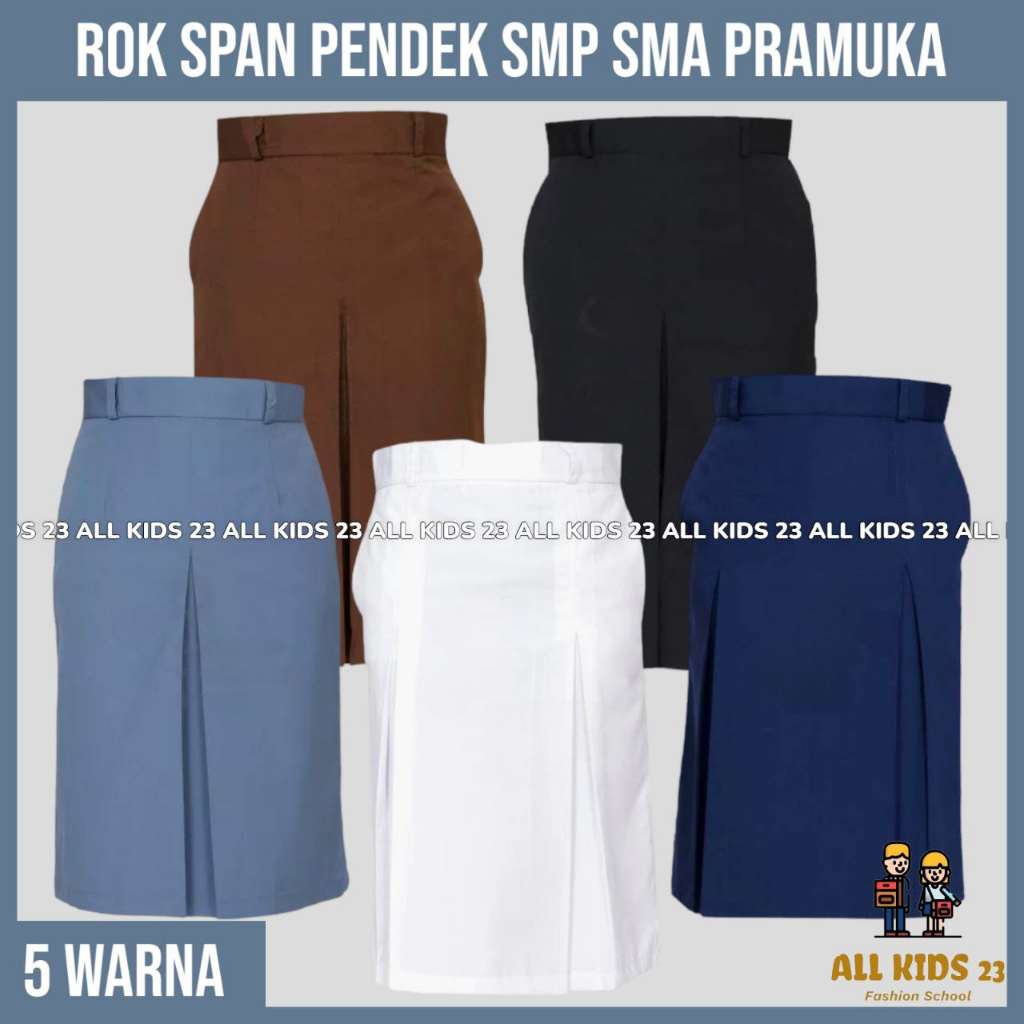 Jual Rok Pendek Span SMP SMA Seragam SMP SMA Seragam Sekolah | Shopee Indonesia