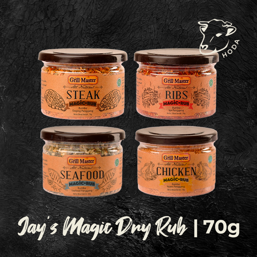 Jual Jay's Grill Master Magic Dry Rub Steak / Chicken / Ribs / Seafood ...