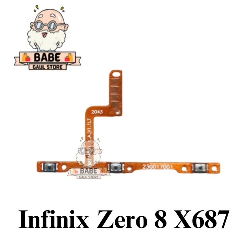 Jual Flex On Off Infinix Zero 8 X687 Flexible Switch Tombol Power Volume | Shopee Indonesia