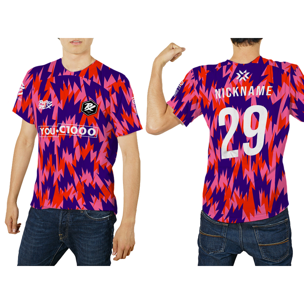 Jual Baju Kaos Tshirt Jersey Retro Gaming Valorant Paper Rex Champion ...