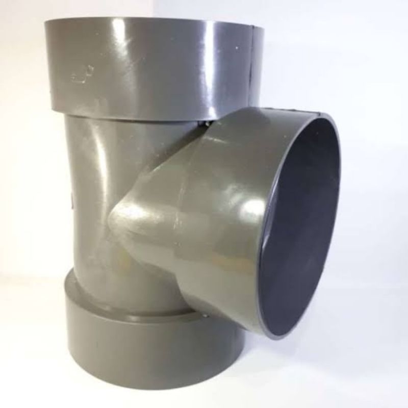 Jual Tee/T Polos D 3" inch Fitting Pipa PVC Sambungan Pipa Tee 3 Inch ...