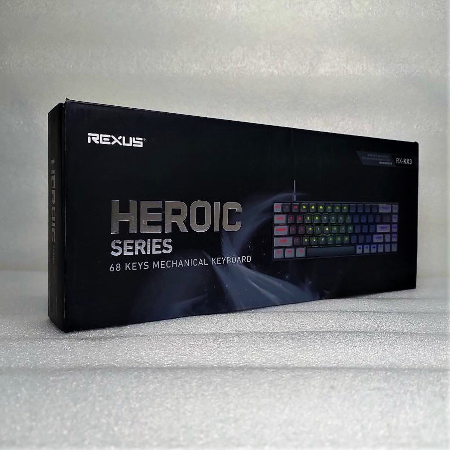 Jual RGB Mechanical Gaming Keyboard Rexus Heroic RX-KX3 | Shopee Indonesia