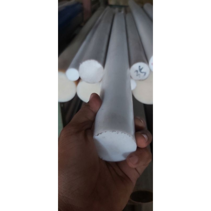Jual As Teflon Rod Diameter 45mm Panjang 10cm PTFE Batangan | Shopee Indonesia