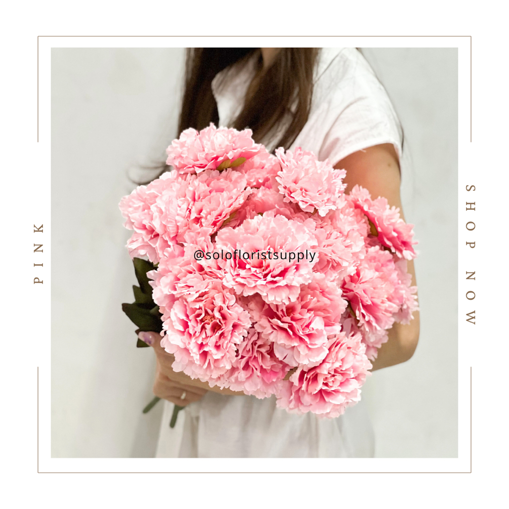 Jual 7 SPRAY PEONY X7 Artificial Flower buket Home Wedding Table ...