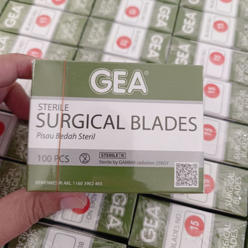 Jual GEA Surgical Blade / Mata Pisau Bedah / Bisturi GEA | Shopee Indonesia