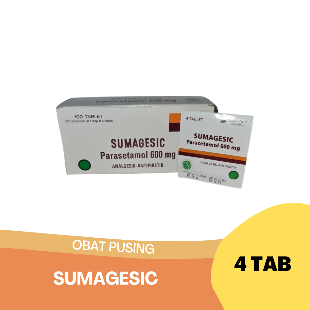 Jual Sumagesic tablet 1 strip isi 4 tablet | Shopee Indonesia