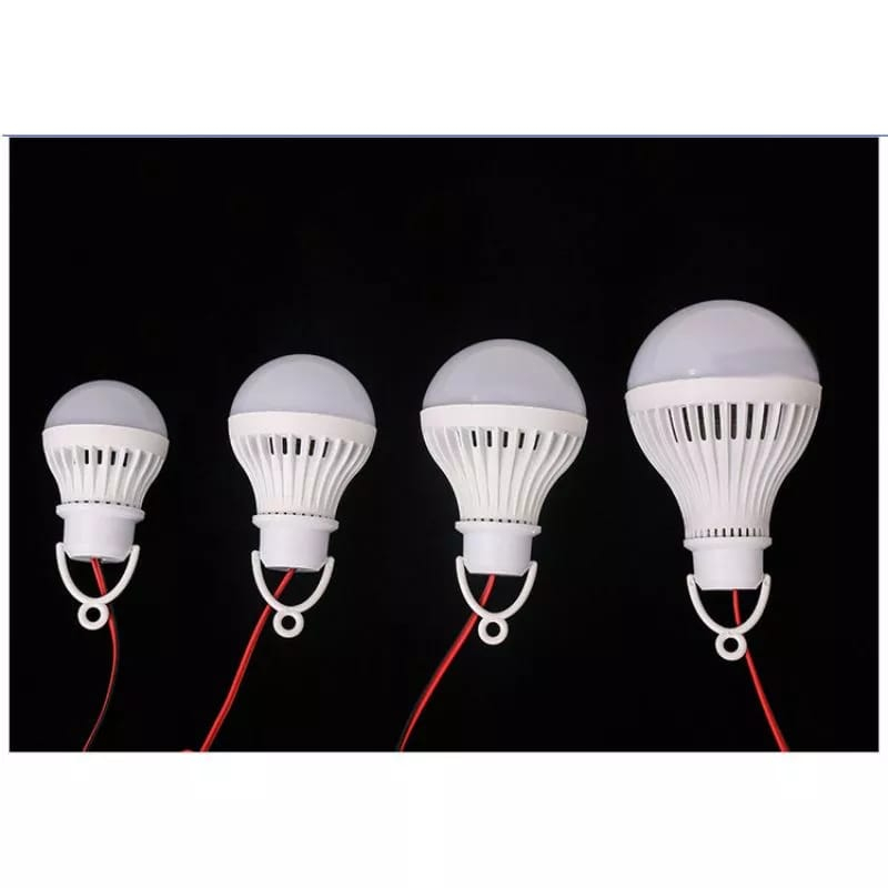 Jual Lampu Bohlam LED DC 12v 5watt 10watt 12watt 18watt Colok Aki ...
