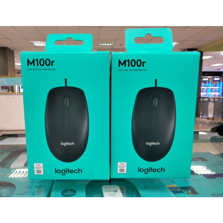 Jual Logitech M100R Mouse Kabel USB Optical - Original | Shopee Indonesia