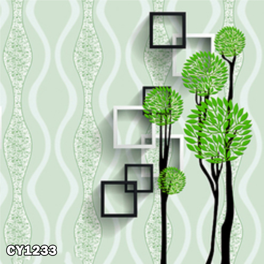 Jual CY1233 Motif Pohon Bambu Hijau Wallpaper Sticker Dinding 45cmx10m ...