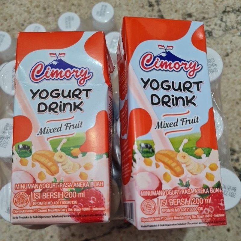 Jual CIMORY YOGURT DRINK 200ML RASA MIXED FRUIT | Shopee Indonesia