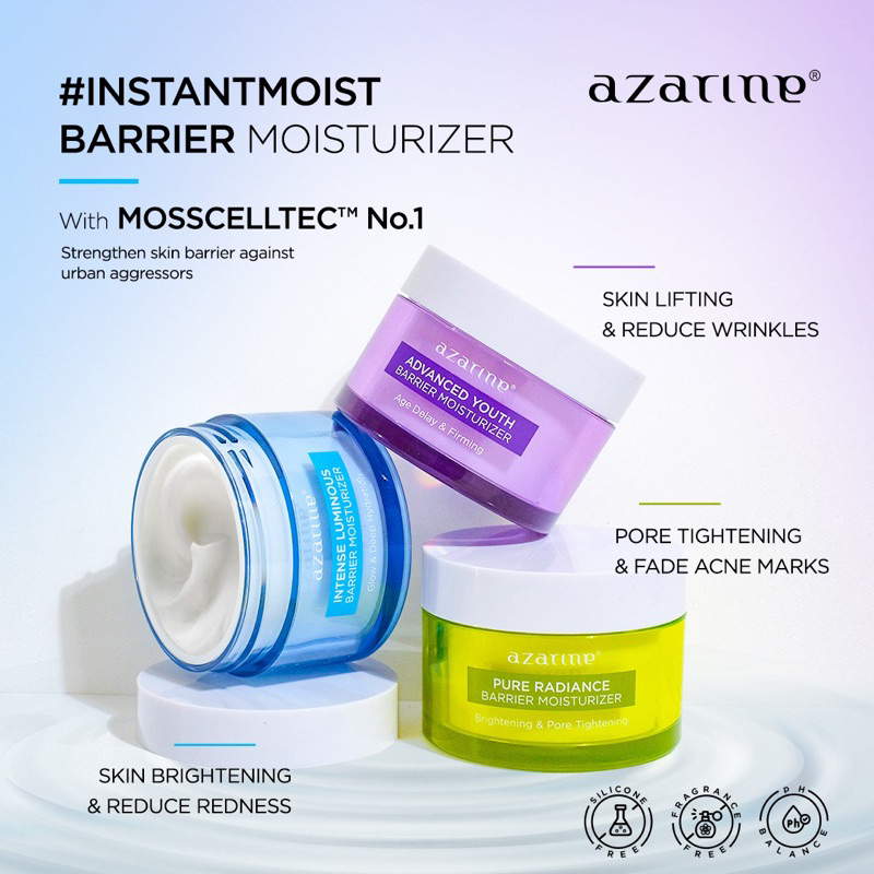 Jual AZARINE BARRIER MOISTURIZER SERIES | Shopee Indonesia