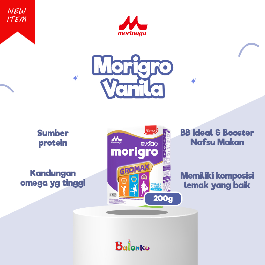 Jual Morigro Powder Vanilla Susu Formula Anak | Shopee Indonesia