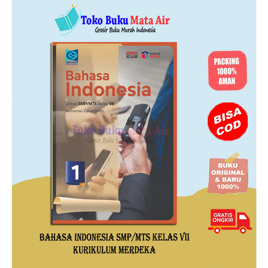 Jual BEST SELLER BAHASA INDONESIA SMP/MTS KELAS 7 8 9 KURIKULUM MERDEKA - GRAFINDO | Shopee ...