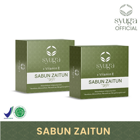 Jual Syuga Sabun Zaitun with Vitamin E Olive Bar Soap 100gr | Shopee ...