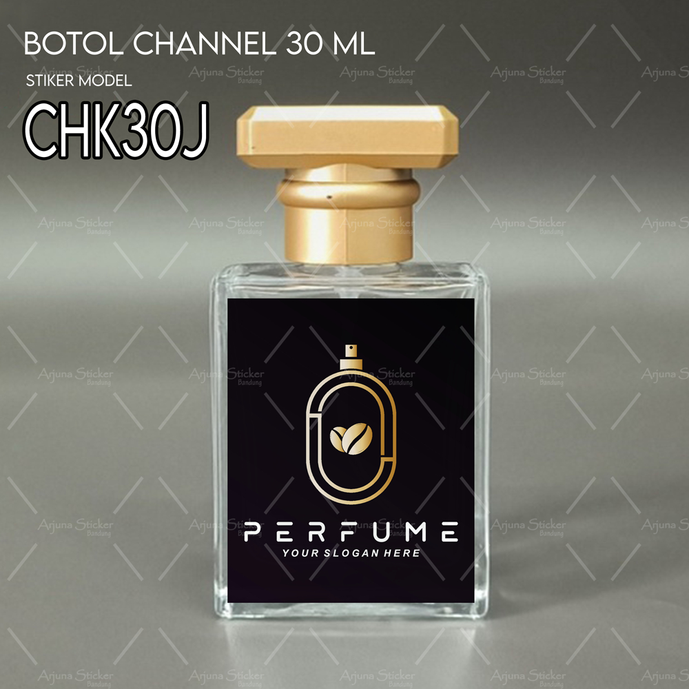 Jual Stiker Label Khusus Botol Parfum 30 ml Sticker Custom Label ...