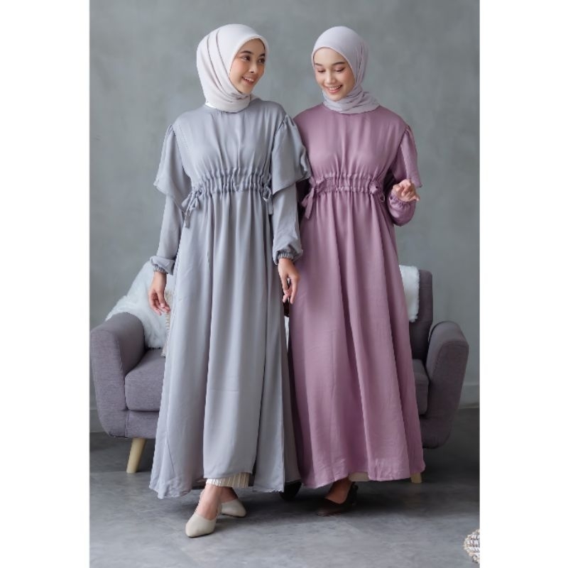 Jual NADIN DRESS SANTORINI SILK - GAMIS REMAJA PARTY KEKINIAN- DRESS ...
