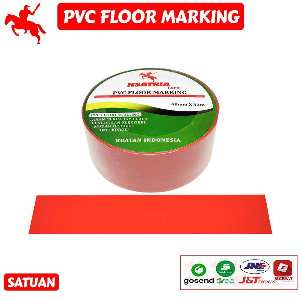 Jual Lakban anti slip/ lakban lantai / OPP Tape / Lakban Printing Pvc Floor Marking / Police ...