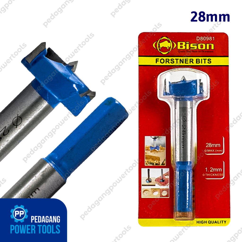 Jual BISON MATA BOR ENGSEL SENDOK 28 MM PELUBANG KAYU WOOD FORSTNER BIT ...