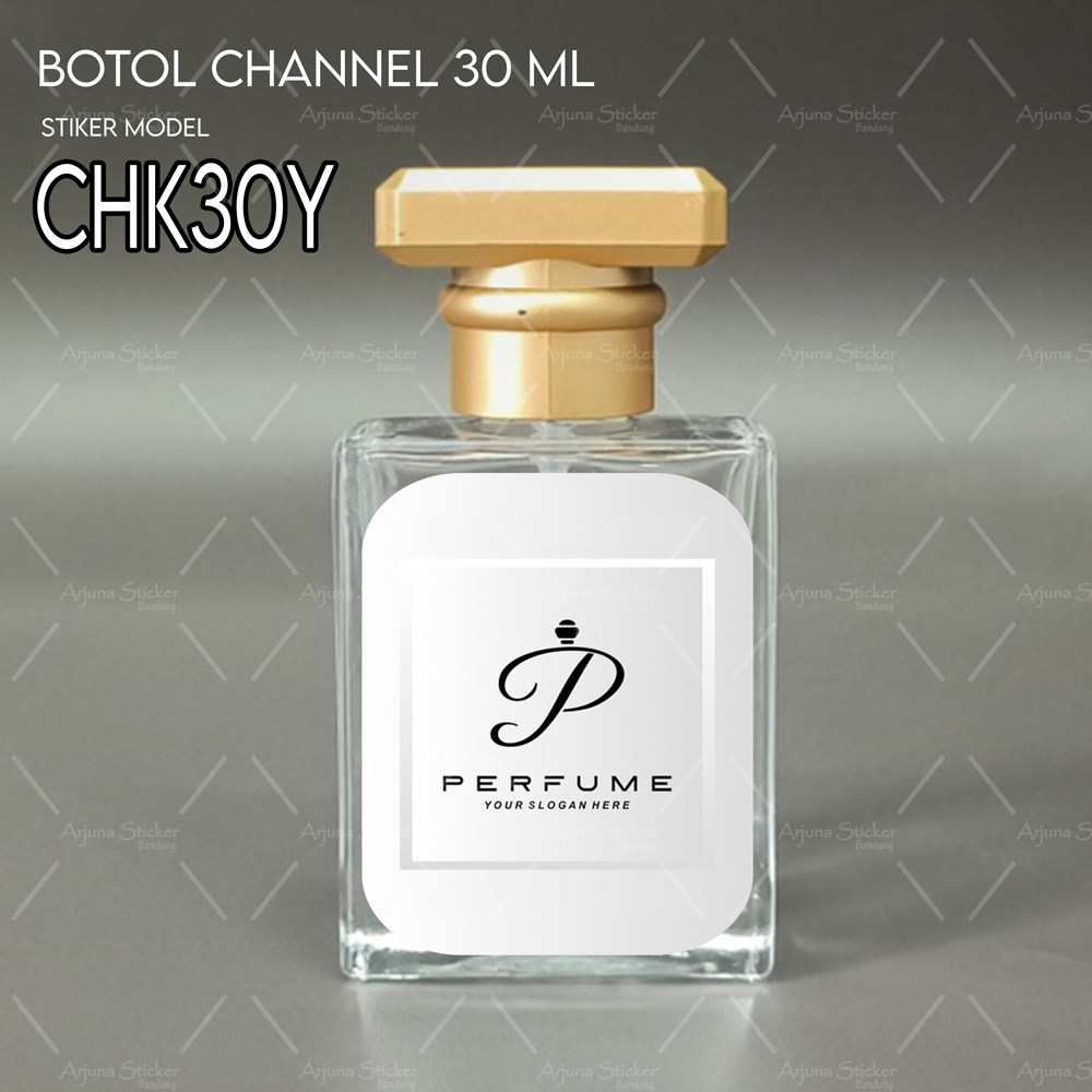 Jual Stiker Label Khusus Botol Parfum 30 ml Sticker Custom Label ...