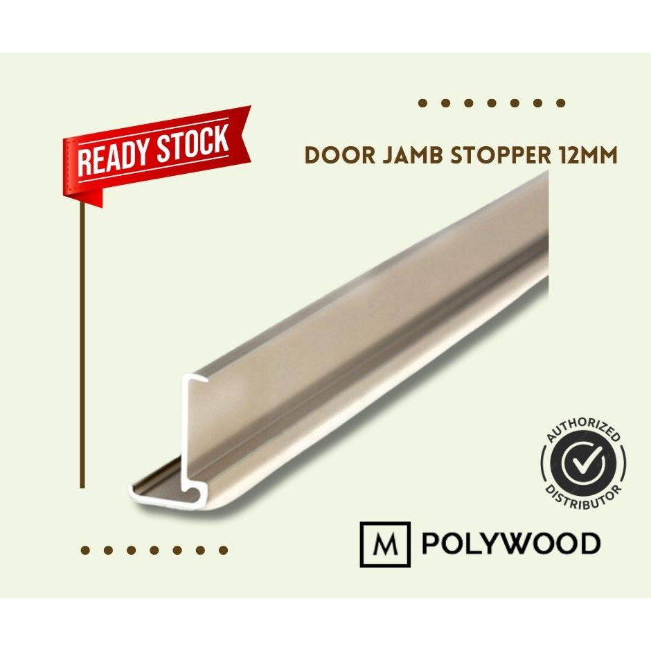 Jual Door Jamb Stopper 12mm - Warna Silver Aluminium Panjang 6m ...