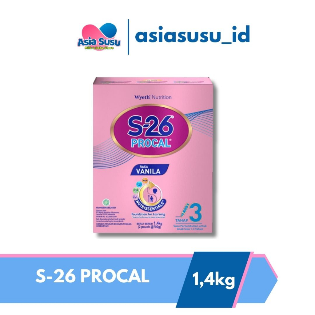 Jual [BUNDLE] S26 PROCAL 3 (TAHAP 3) 1400GR / 700GR / 400GR SUSU ...