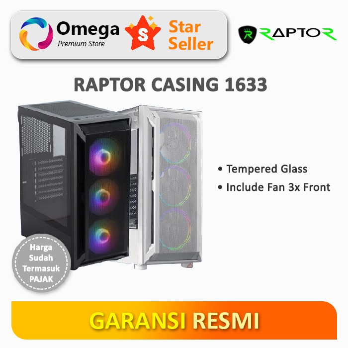 Jual Casing Gaming Power Up Raptor 1633 | Shopee Indonesia