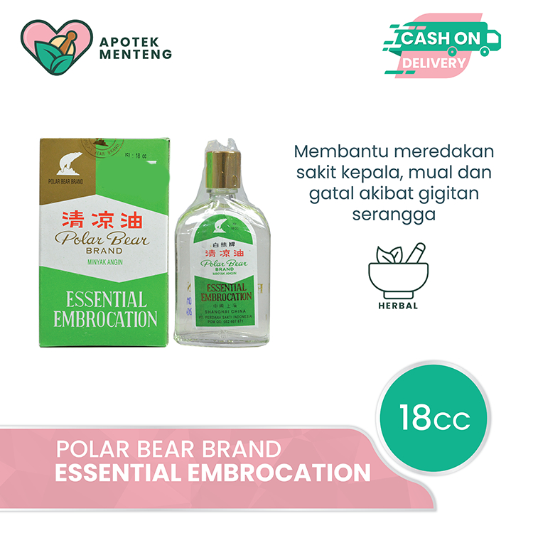 Jual Polar Bear Brand Essential Embrocation (Minyak Angin) 18cc ...