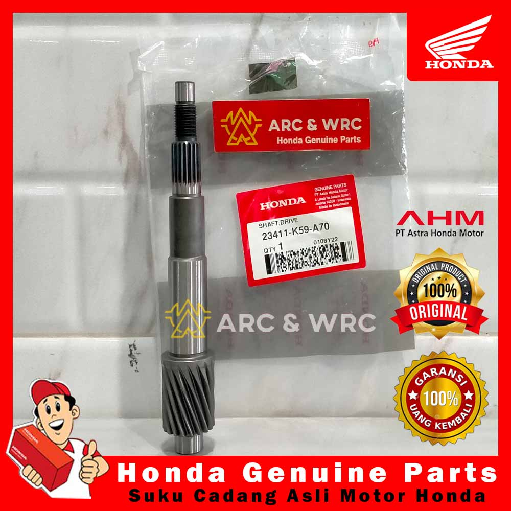 Jual As Pulley Pully Puli Shaft Drive Honda New Vario 150 eSP // 23411K59A70 | Shopee Indonesia