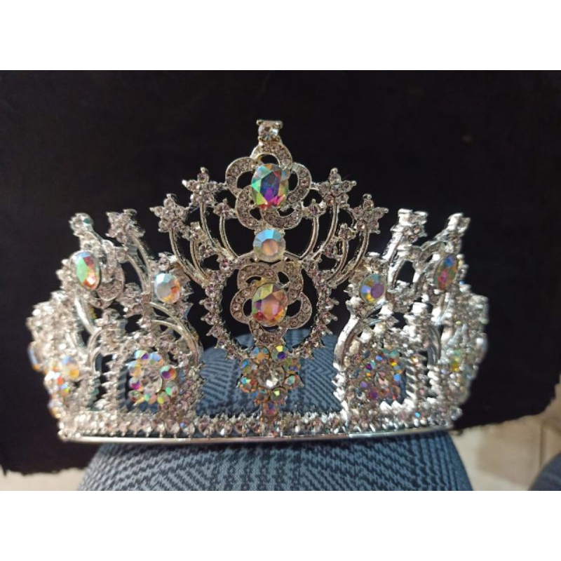 Jual mahkota pengantin/mahkota weding /mahkota hijab dasar gold ...