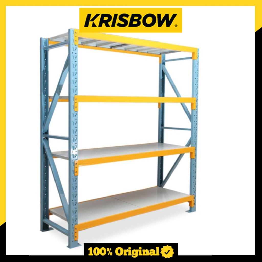 Jual Krisbow Rak Besi Heavy Duty 4 Tingkat | Shopee Indonesia