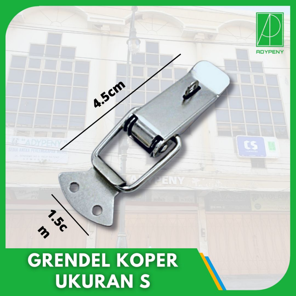 Jual Pengait Koper Kaitan Peti Grendel Overval Stainless | Shopee Indonesia