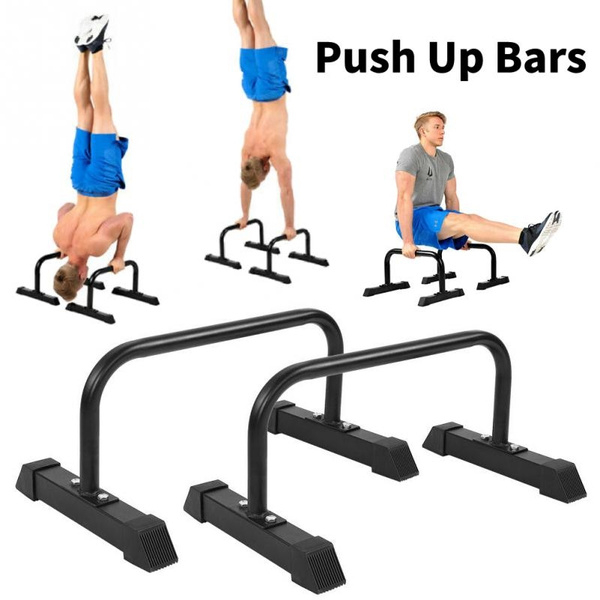 Jual Parallettes wooden bar calisthenics/Parallettes iron bar ...