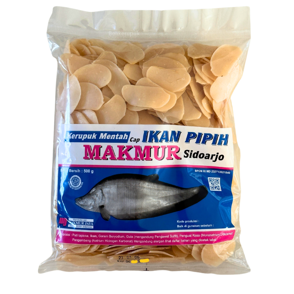 Jual Kerupuk Ikan Mentah Cap Ikan Pipih 500g | Shopee Indonesia