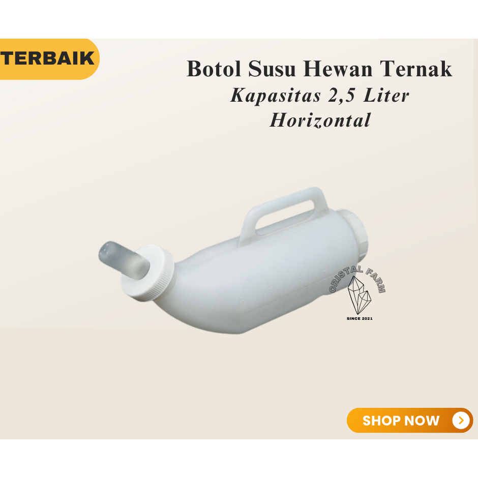 Jual Jual Botol Susu Pedet Anak Sapi Kuda Kerbau Kapasitas 2,5 Liter ...
