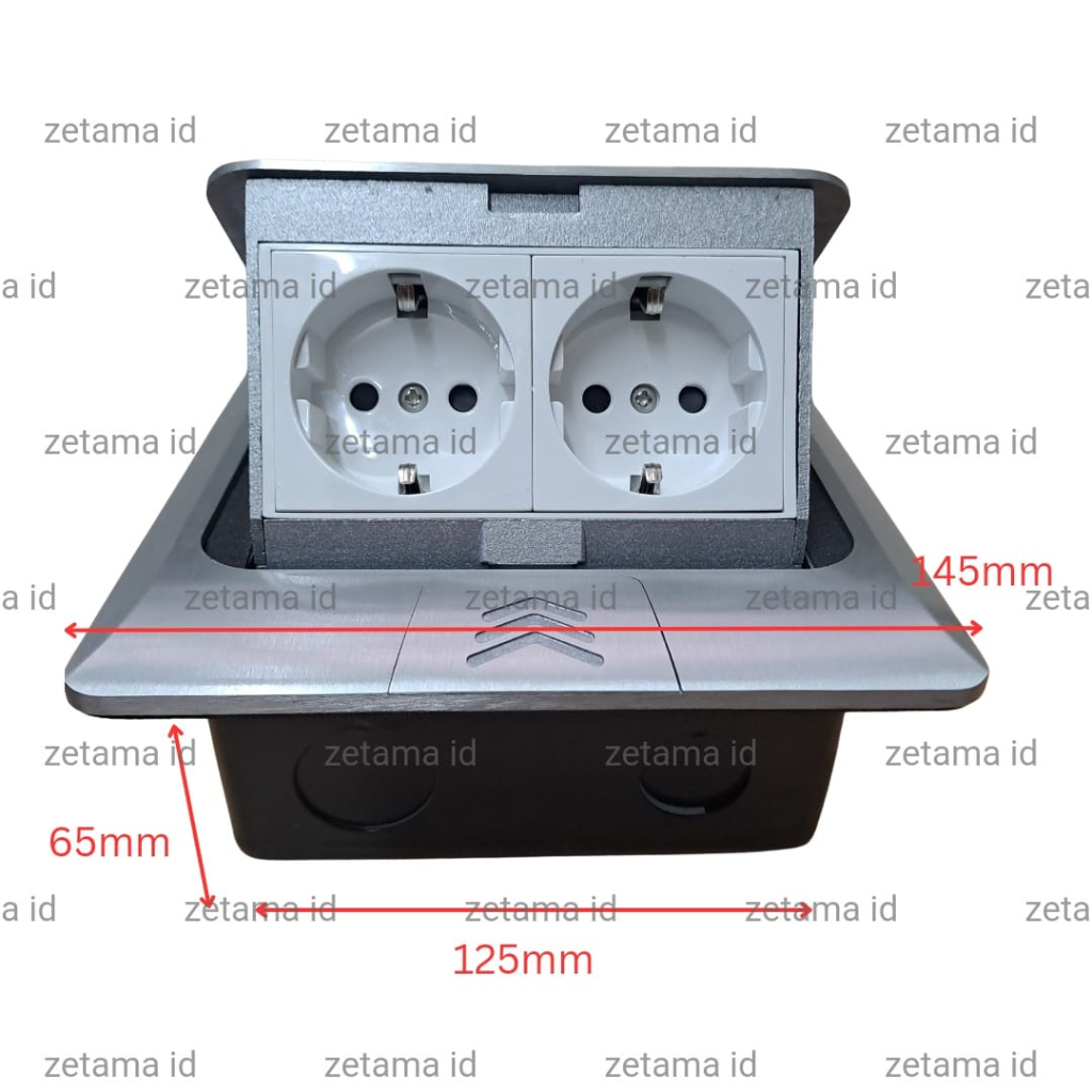 Jual Stop Kontak Lantai Floor Outlet Stop Kontak Tanam Stainless ...