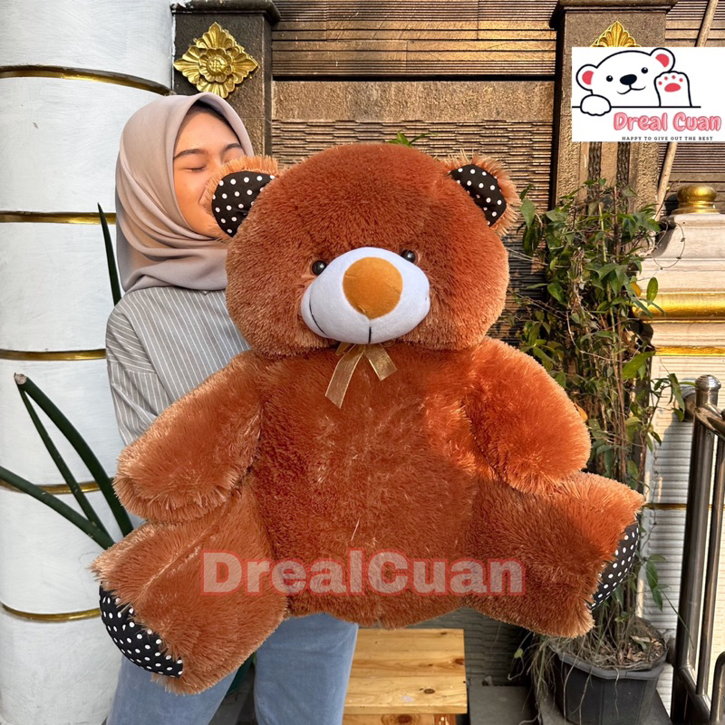 Jual Boneka Teddy Bear Beruang Panda Duduk Besar Jumbo Premium | Shopee ...