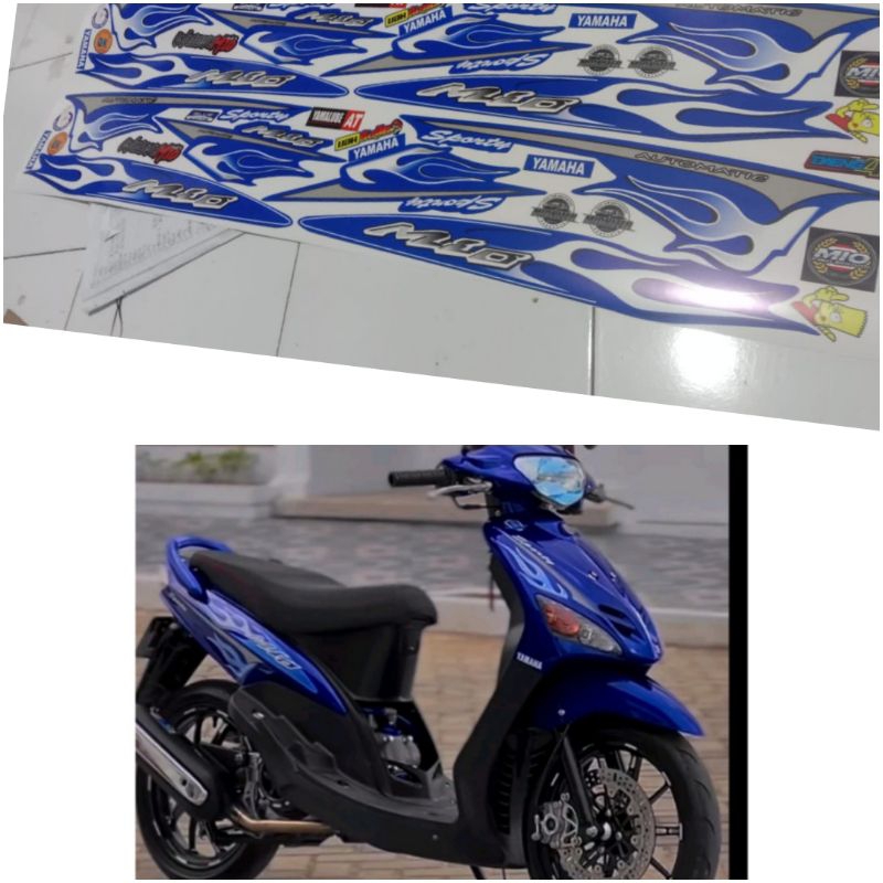 Jual striping mio sporty mio thailand mio smile | Shopee Indonesia