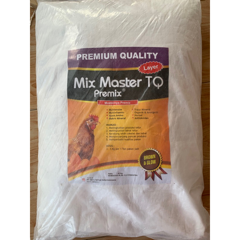 Jual MIX MASTER PREMIX LAYER-premix untuk ayam petelur 1kg | Shopee ...